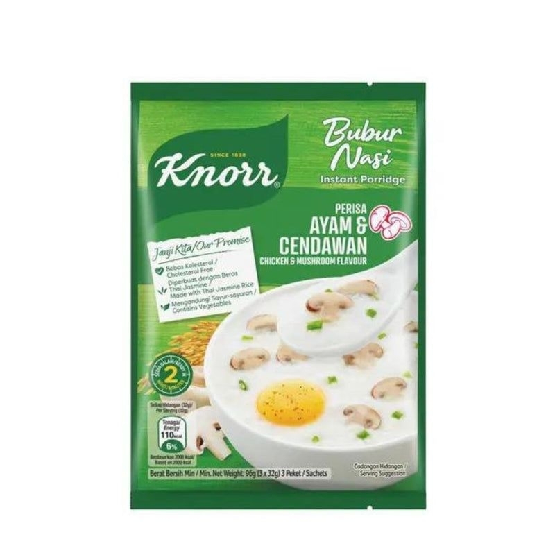 Knorr Bubur Nasi ayam Dan cendawan | Shopee Malaysia