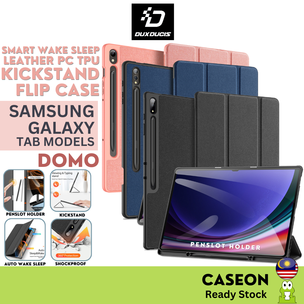 DUX DUCIS DOMO Sarung Tablet Samsung Galaxy Tab S10 S9 A9 S8 S7 FE Plus ...