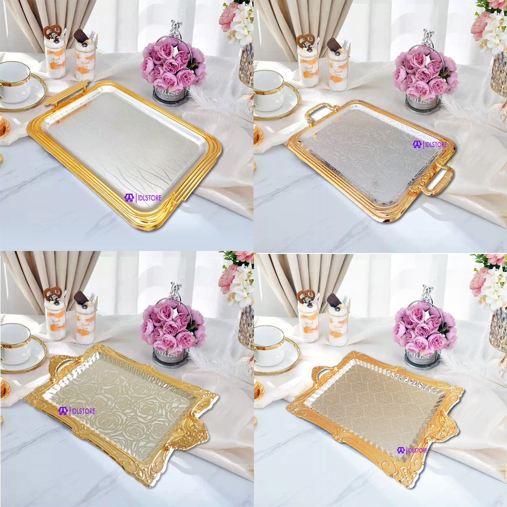 Dulang Hantaran Keemasan Dulang Hidangan Majlis Perkahwinan Rectangle ...