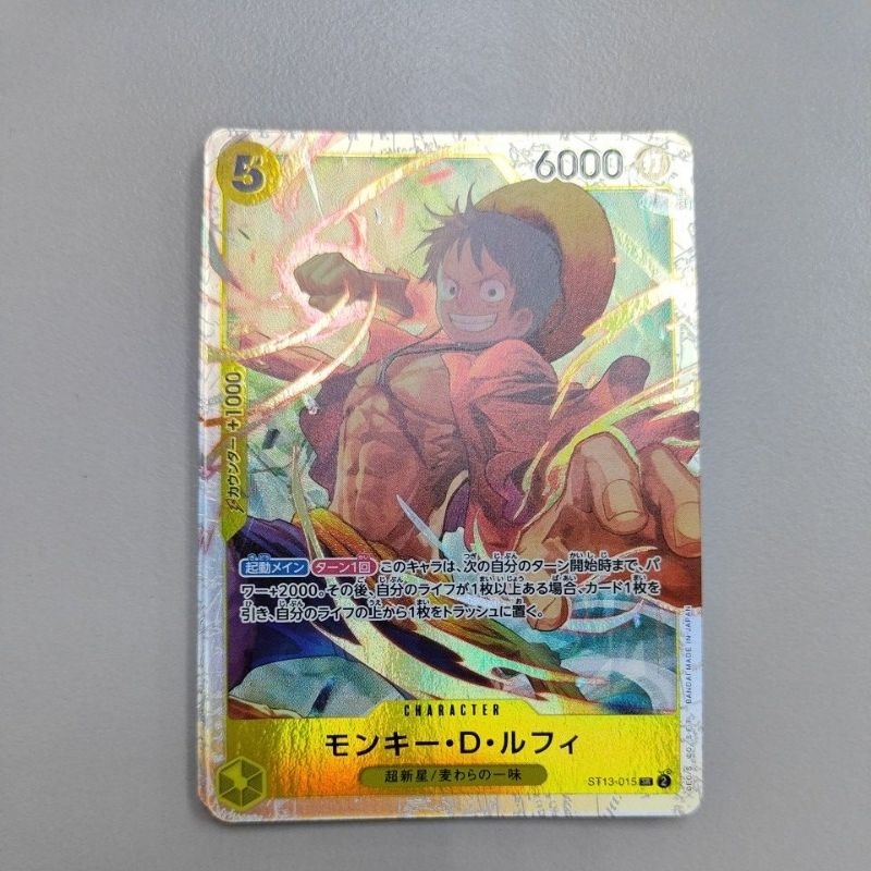 One Piece OPTCG ST13-015 Luffy | Shopee Malaysia