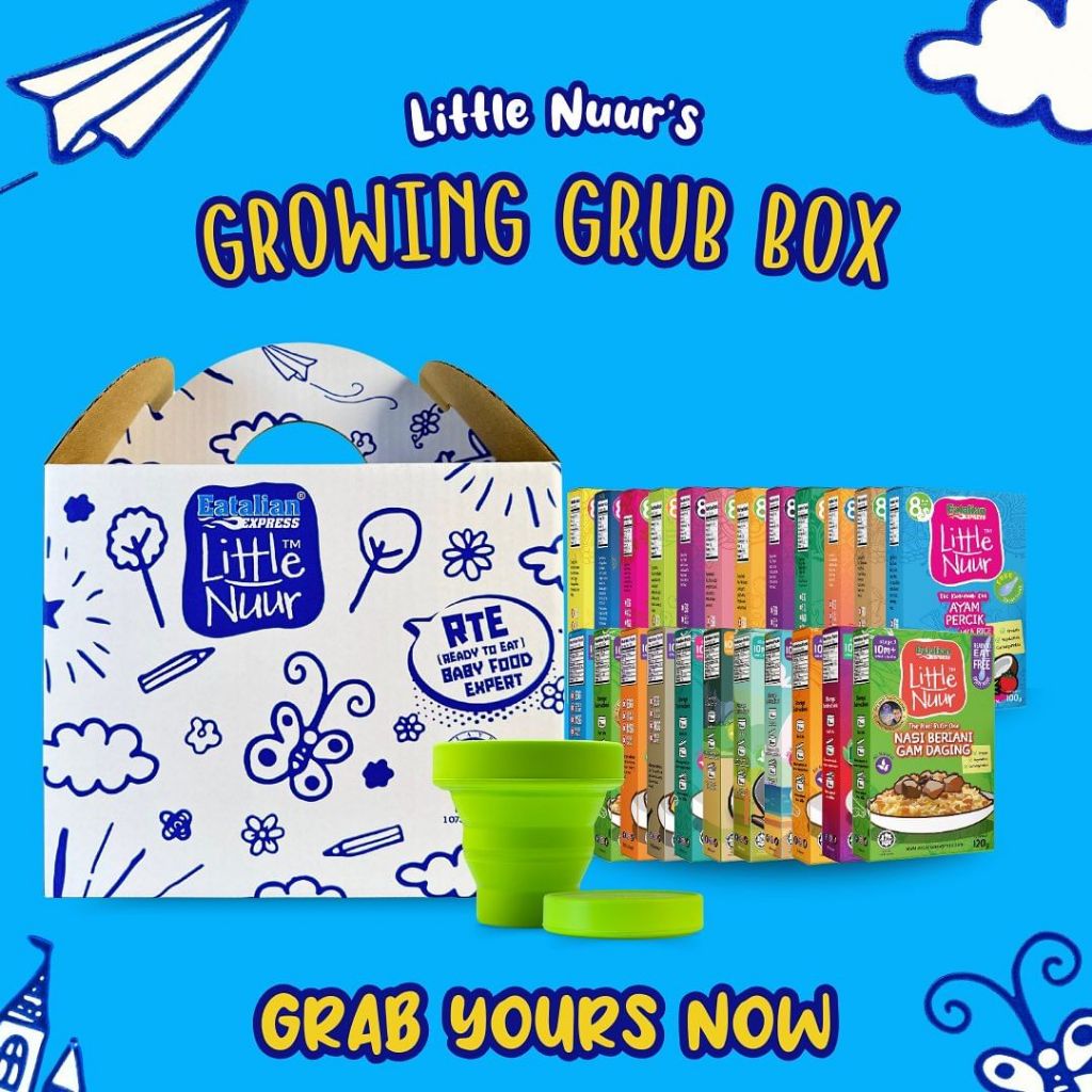 Little Nuur - Combo Baby Food Puree Buah Bubur Berlauk Nasi Butir Laksa ...