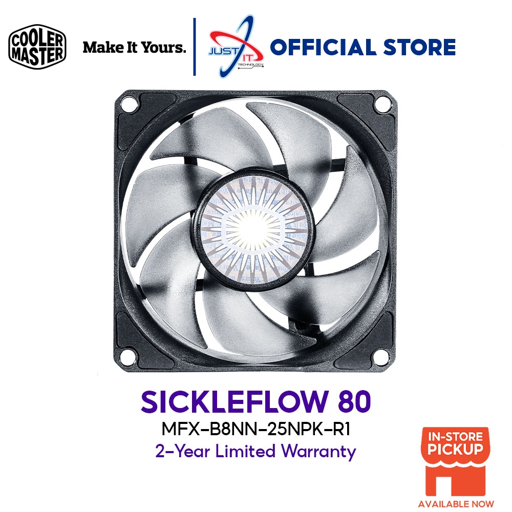 Cooler Master Sickleflow 80 Fan MFX-B8NN-25NPK-R1 | Shopee Malaysia