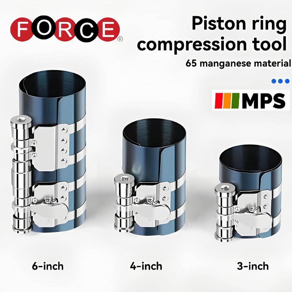 FORCE Piston Ring Compressor 3” 4” 6” Universal Car Auto Engine Piston ...