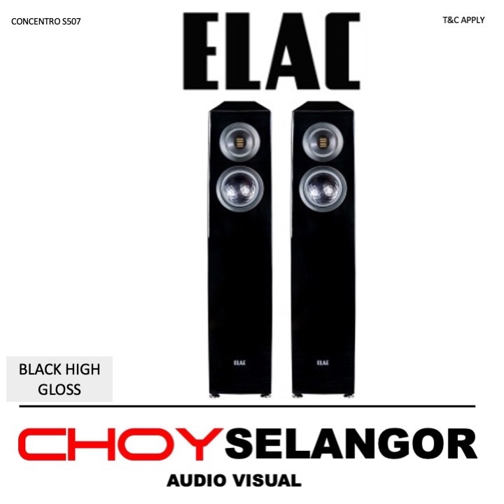 Elac Concentro S507 Floorstanding Speaker Pair | Shopee Malaysia