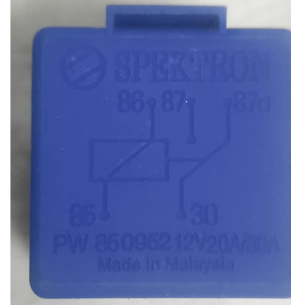 PW850952 PROTON POWER FAN RELAY SPEKTRON 12V 5 PIN | Shopee Malaysia