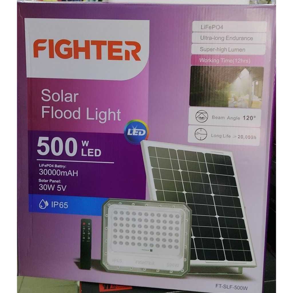 Fighter LED Solar Light ( 500W ) | Shopee Malaysia