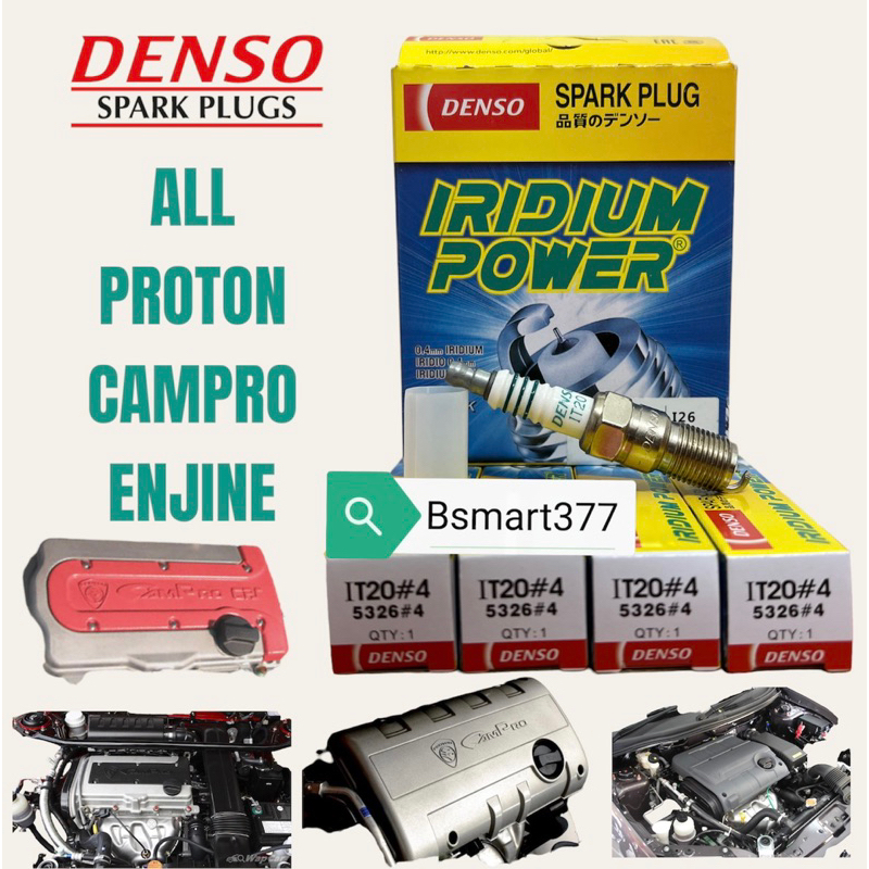 Proton iridium spark plug it20 blm/flx/fl/gen2/persona/exora/waja ...