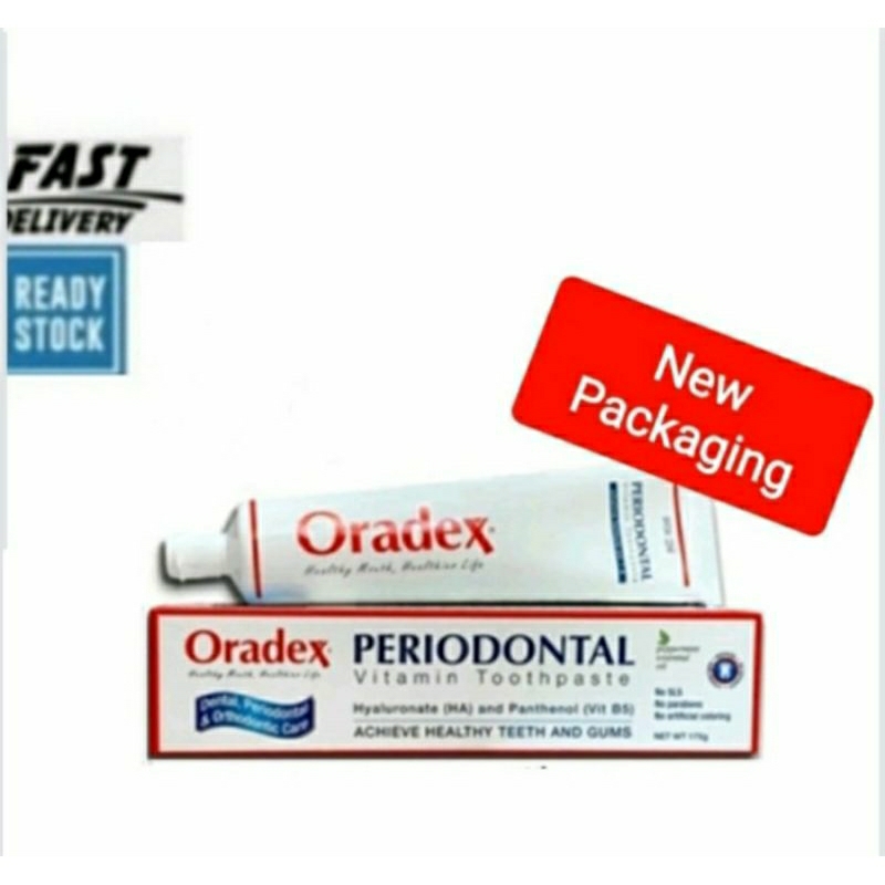 ORADEX PERIODONTAL EXP:01/2026 VITAMIN TOOTHPASTE 175G | Shopee Malaysia