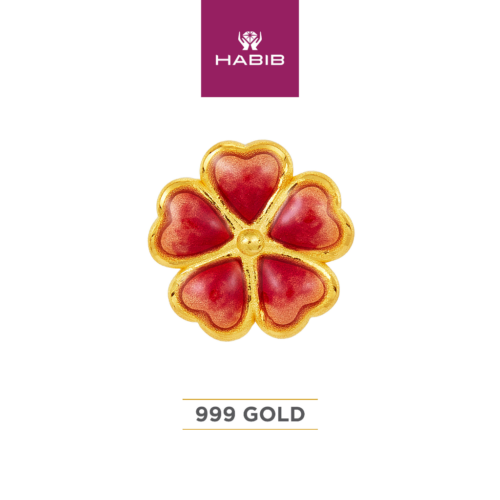 HABIB 999/24K Yellow Gold Charm WWCM780723(B) | Shopee Malaysia