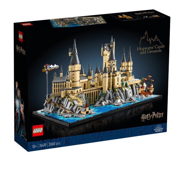 LEGO 76419 Harry Potter Hogwarts Castle and Grounds Building Set (2660 ...