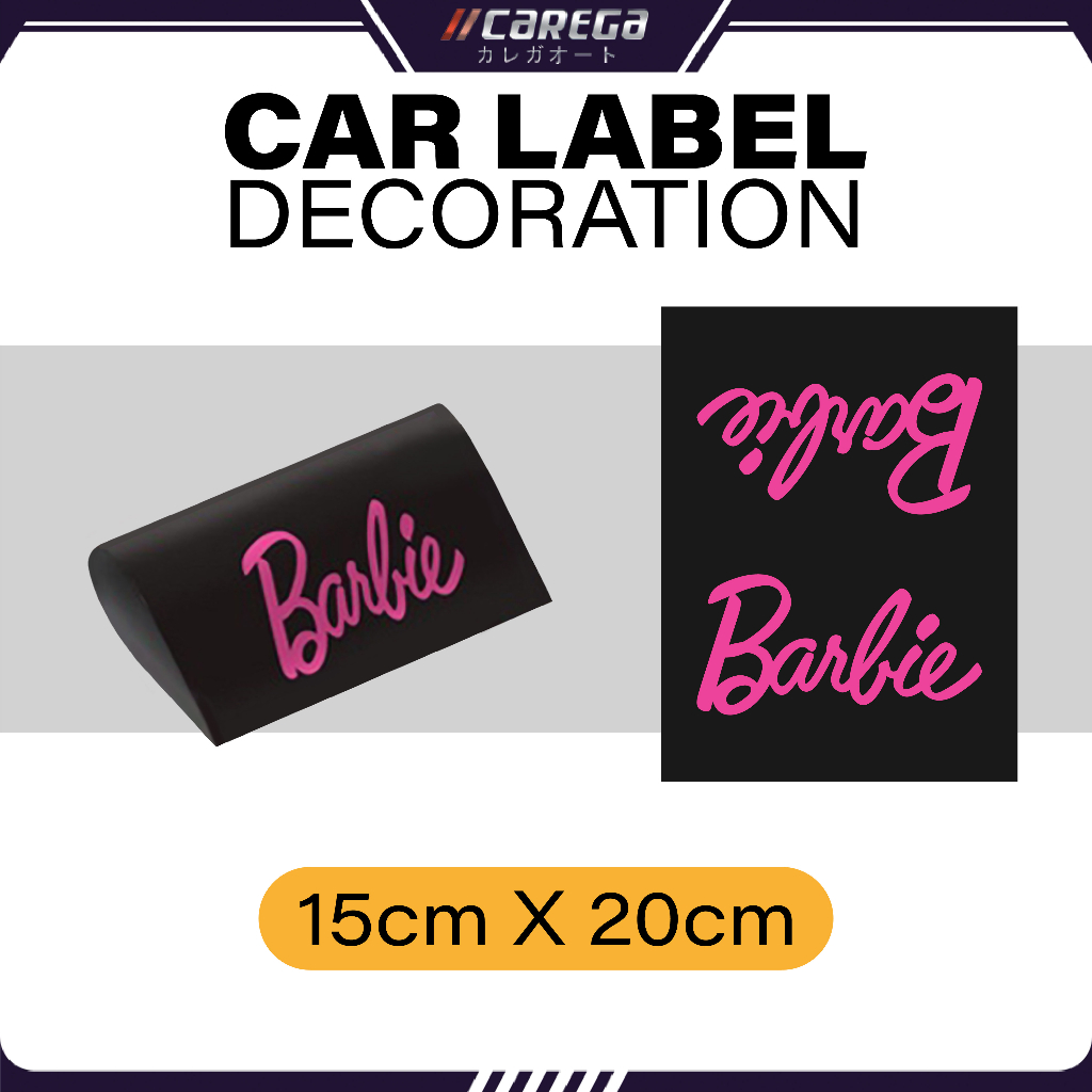 CAREGA Label Personalized Car Wash Label Sticker Viral Kereta Lego ...