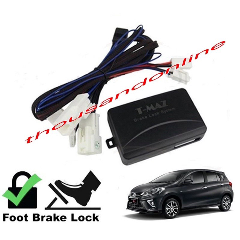 PERODUA MYVI 2018-2020 / BEZZA 2020-2022 2 IN 1 CAR FOOT BRAKE LOCK ...