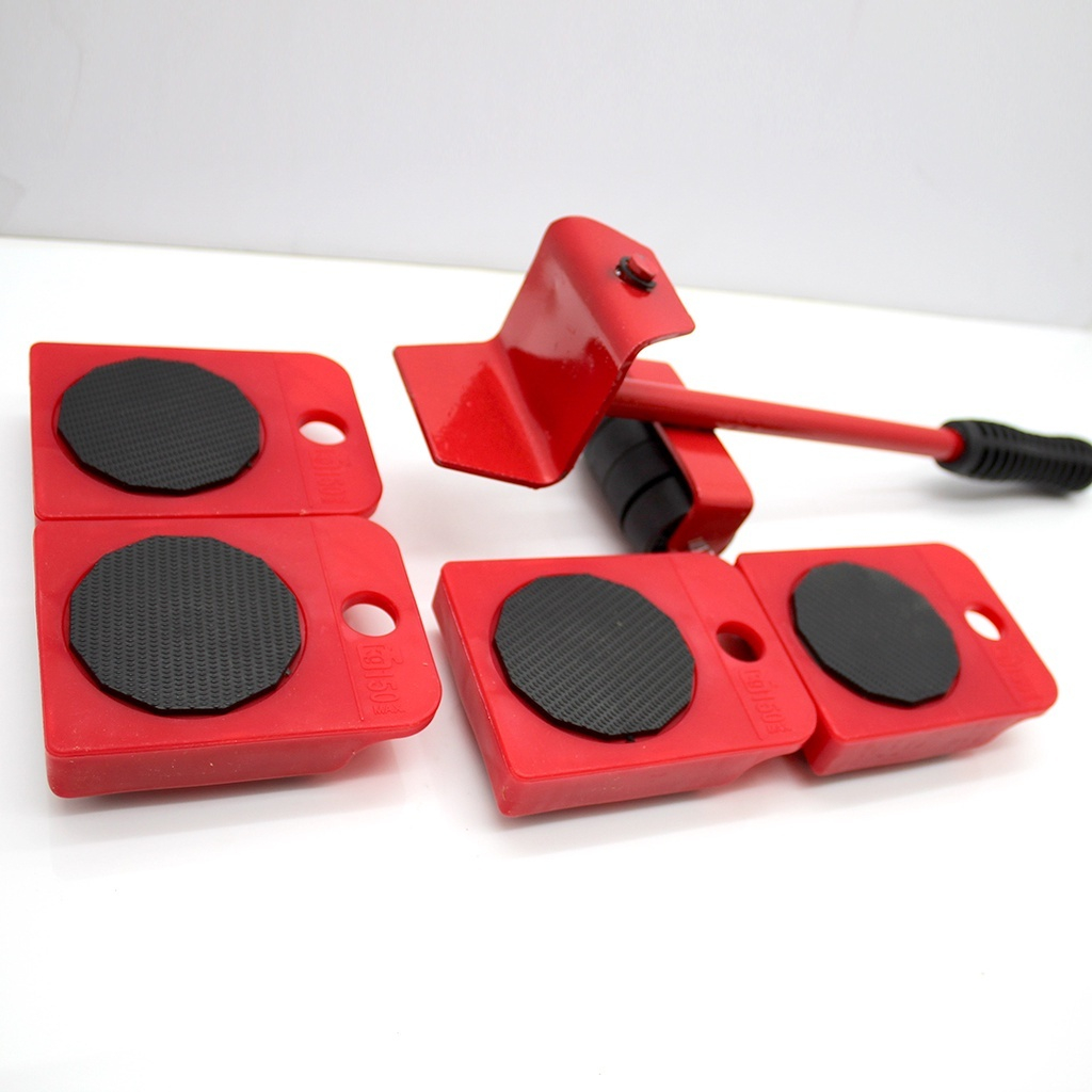 Furniture Lifter 4 Wheeled Mover Roller and Wheel Bar Furniture ...
