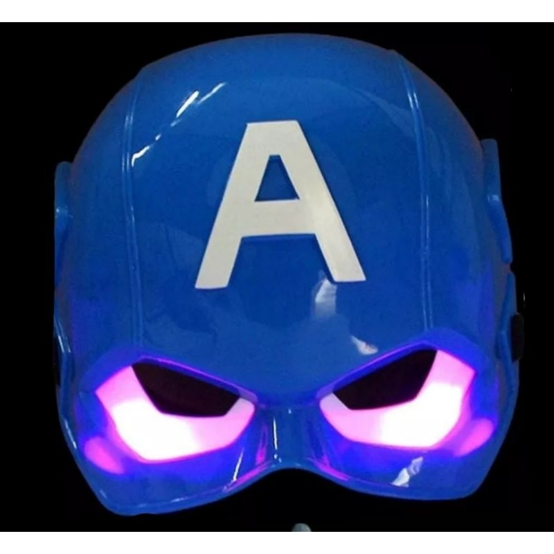Children's Mask Toy LED Light Superhero Mask Topeng Kanak kanak ...