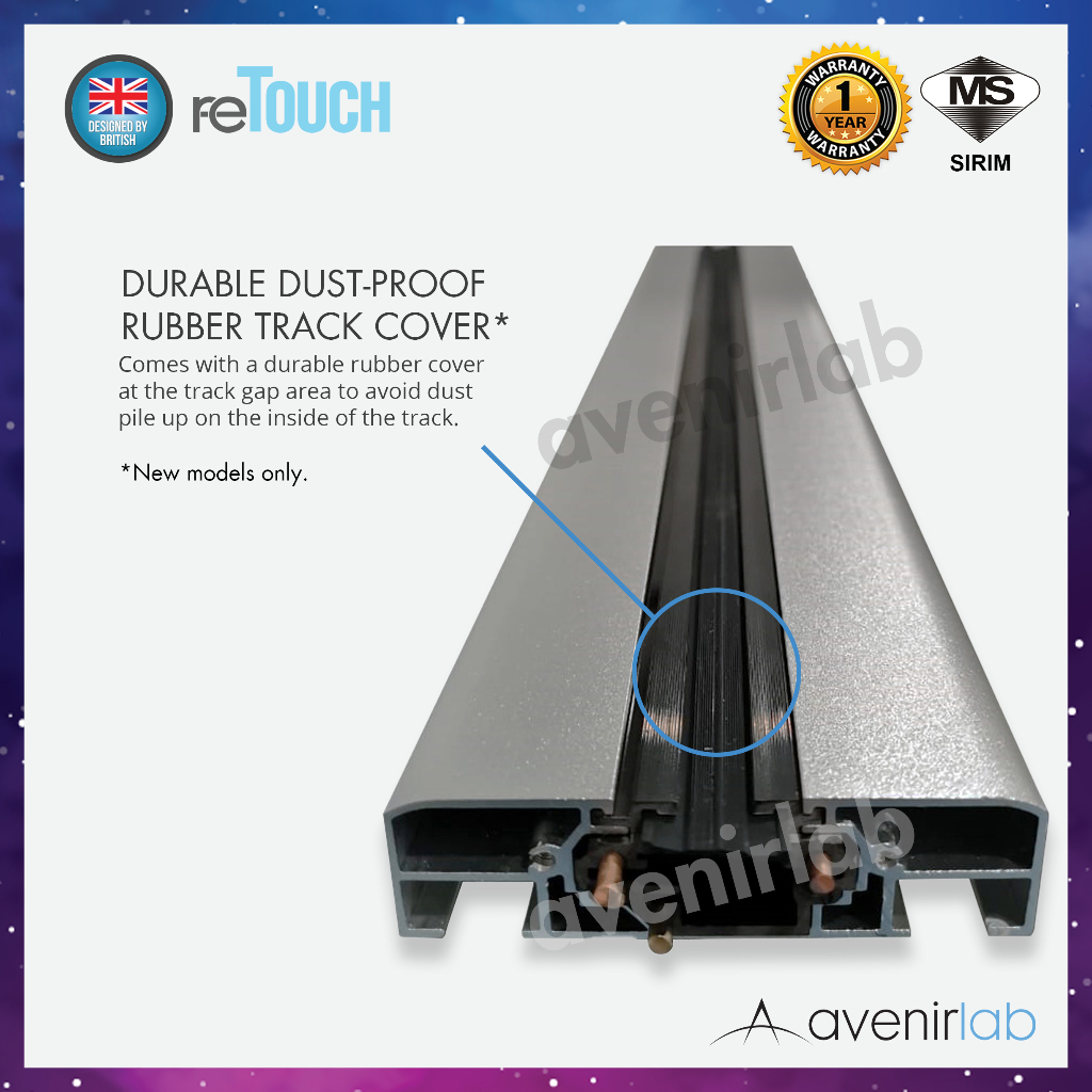 reTouch Power Track 32A Power Line Power Rail and Power Track Socket ...