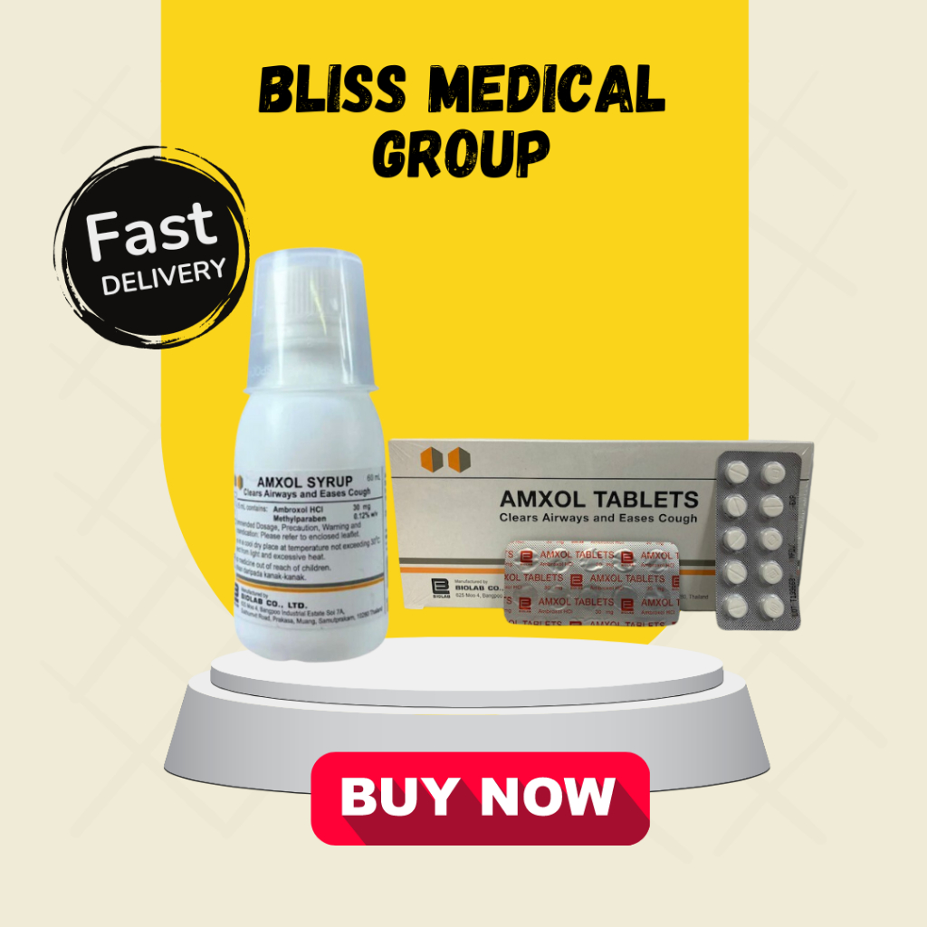 Amxol tablets(10s)/syrup(60ml)(clear airway&eases cough) | Shopee Malaysia