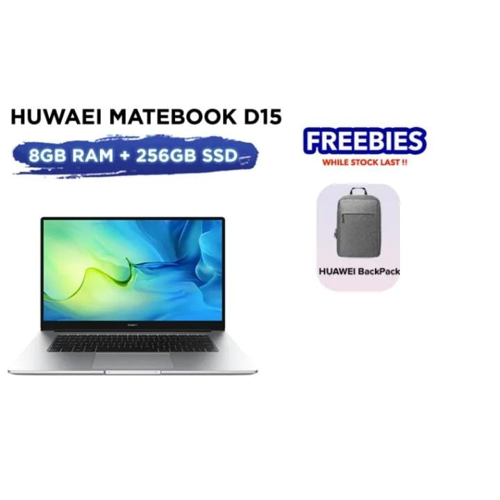 HUAWEI MateBook D15 i3 11th Gen [8GB RAM | 256GB ROM] | Shopee Malaysia