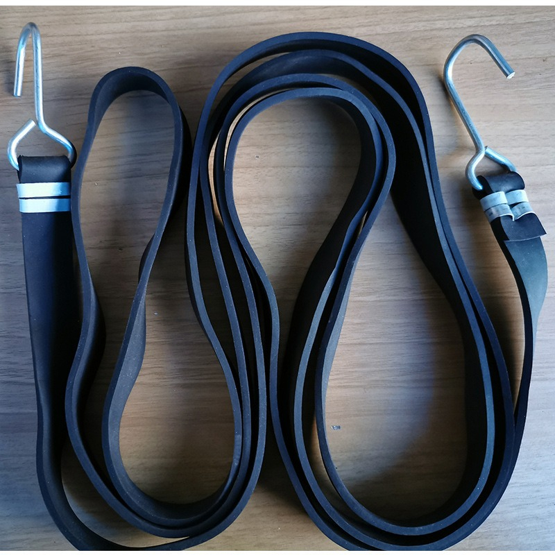 3 pcs Tali getah tayar,Tali basikal, tali tiup tayar, 2 pencangkuk ikat ...