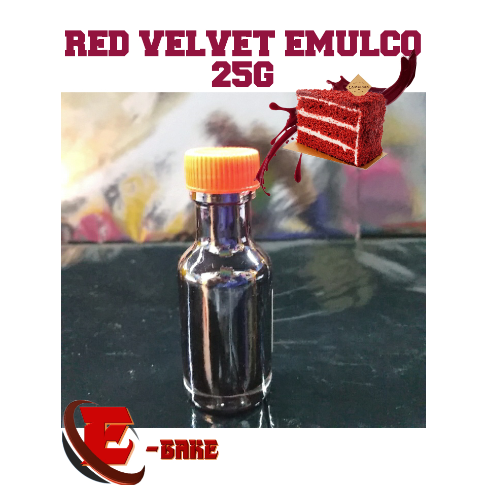 PERASA RED VELVET EMULCO |25G| HALAL | Shopee Malaysia