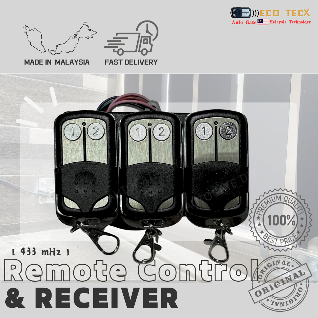 Autogate Remote Control Receiver 433mhz Heavy Duty | Shopee Malaysia