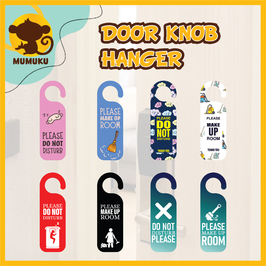[ready Stock Malaysia] Door Knob Hanger Do Not Disturb Please Make