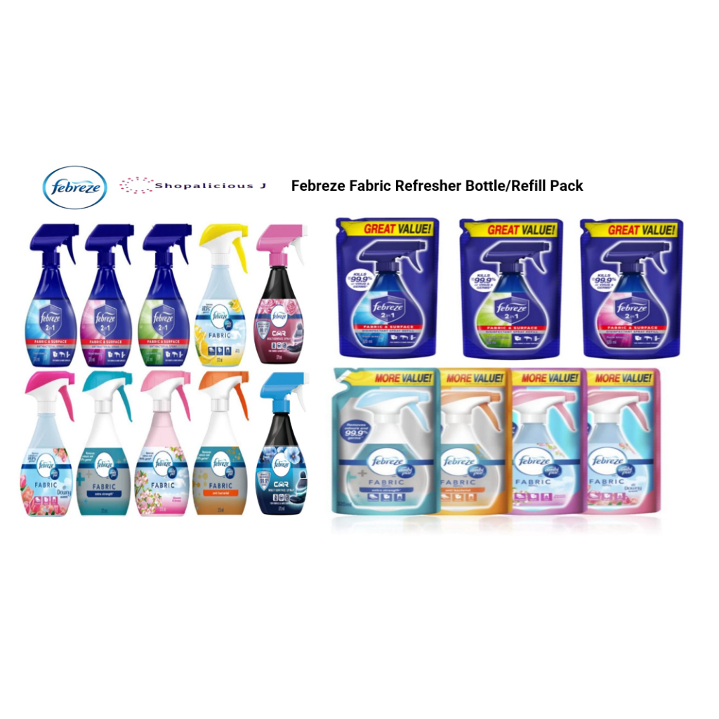 Febreze Fabric Refresher Anti Bacterial Spray Car Multifunctional Spray ...