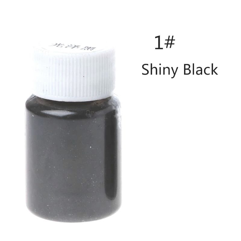 (Ready Stock) Shiny Black Mica Powder Epoxy Resin Dye Colour Pigment ...