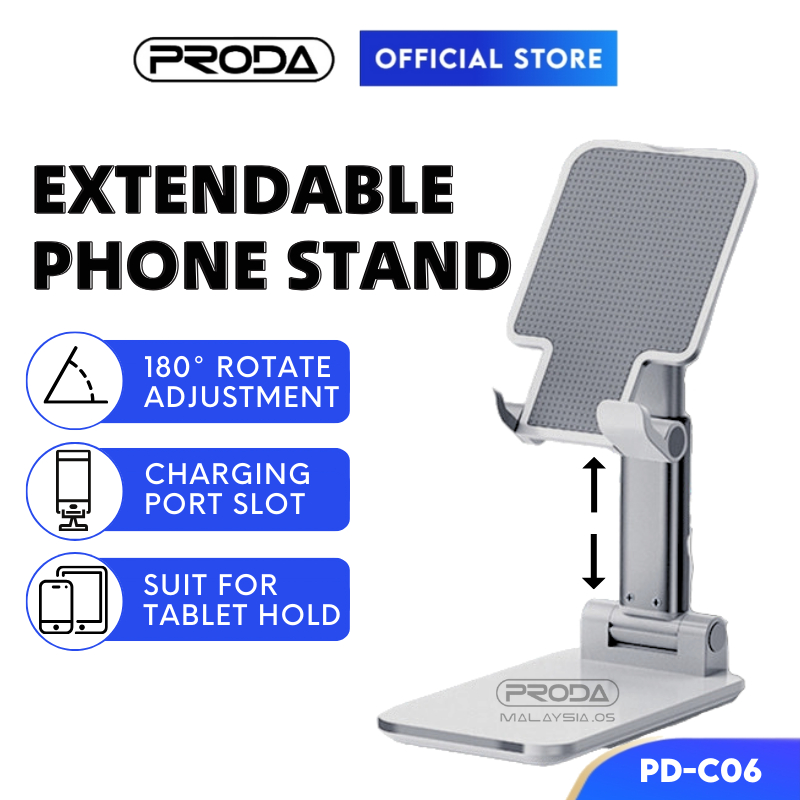 PRODA Phone Holder Table Stand Mobile Phone Holder Foldable Phone Stand ...