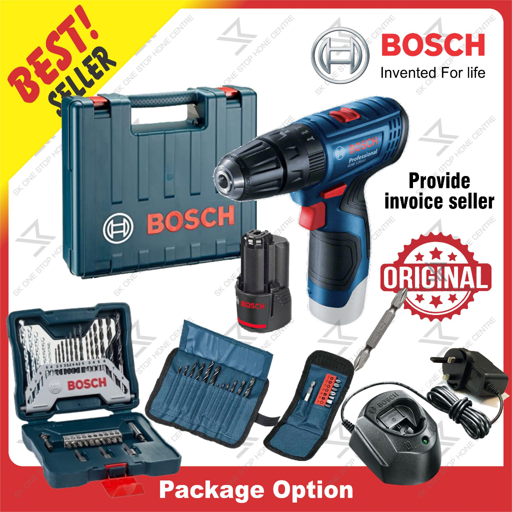 BOSCH GSB 120-LI GEN 2 Professional Cordless Impact Drill Kit with ...