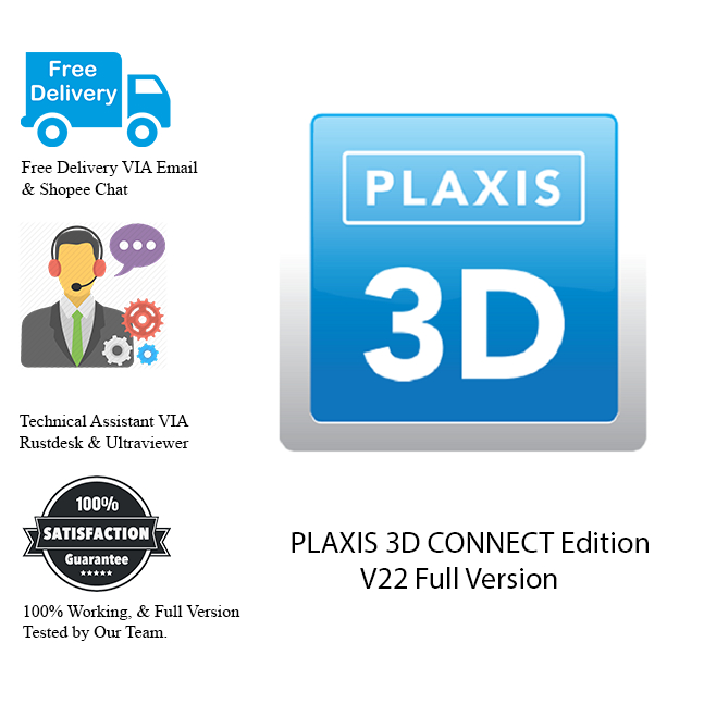 PLAXIS 3D CONNECT Edition V22 Full Version | Shopee Malaysia