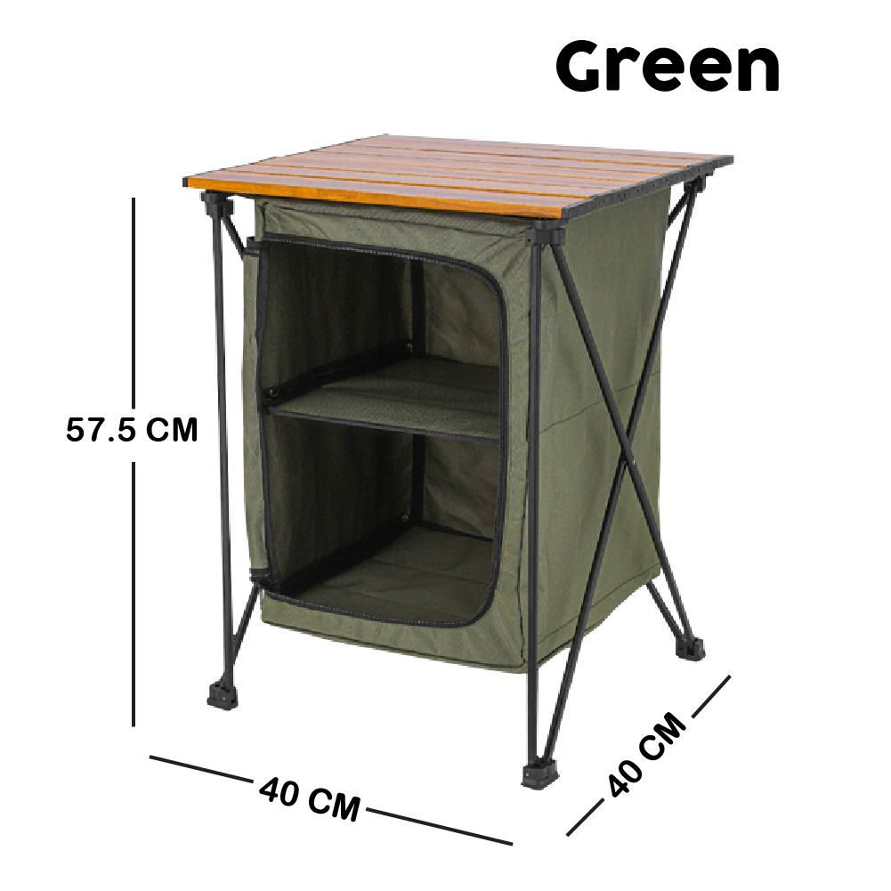 Meja Lipat Outdoor Camping Storage Shelf Multifunctional Portable ...