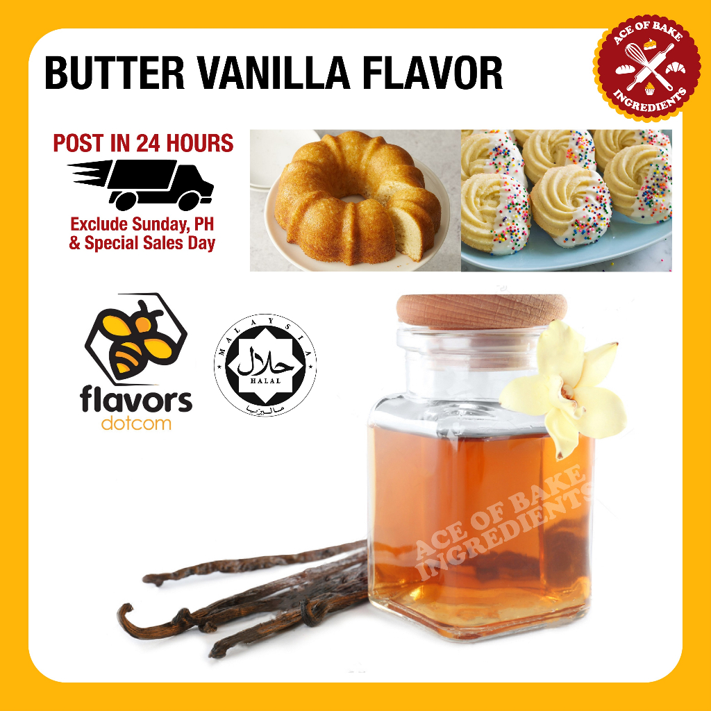 Vanilla Flavor (Butter Vanilla / Creamy Vanilla) / Vanilla Essence ...