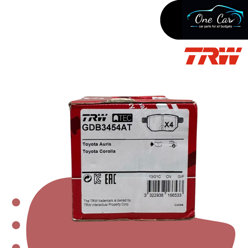 Brake Pad Rear Toyota Vios NCP93 ,NCP150 ,NSP151 G / S / TRD SPEC ...