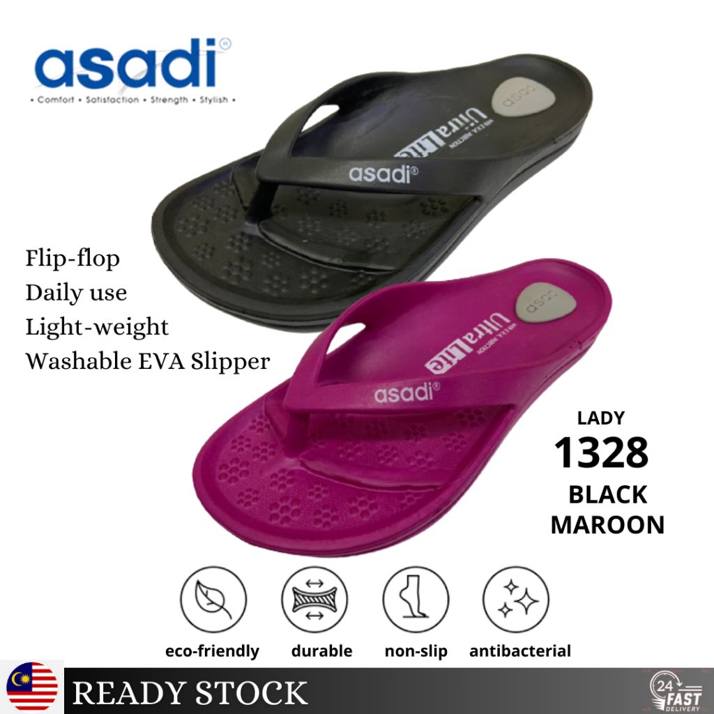 ASADI Lady Slipper LJA-1328 | Selipar Wanita ASADI [Ready Stock + Fast ...