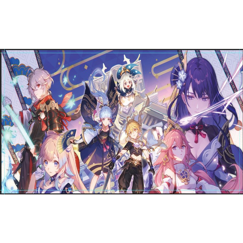 Playmat Pokemon/Digimon/Yugioh/Vanguard/Naruto/One Piece/Gundam/Genshin ...