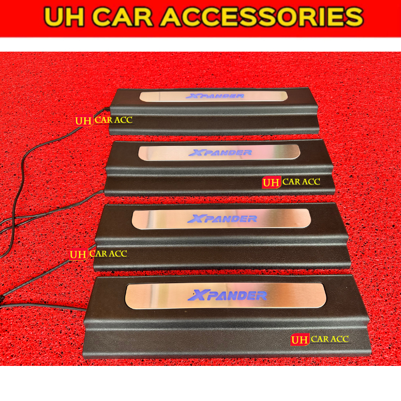 MITSUBISHI XPANDER LED SIDE SILL PLATE DOOR STEP SCUFF PLATE LED ...