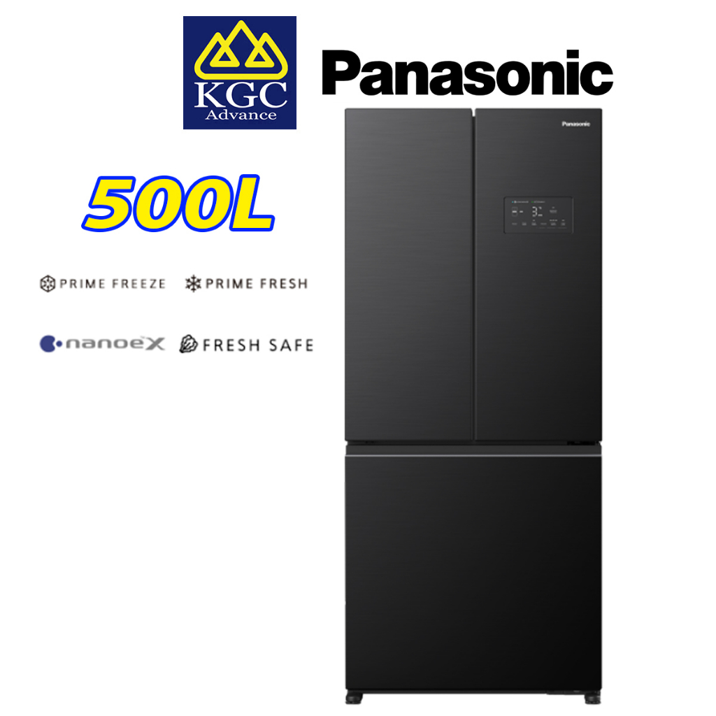 [Free Shipping] Panasonic 500L Premium French Door Refrigerator NR ...
