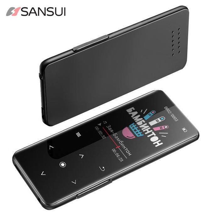 SANSUI F3 64GB MP3 Bluetooth Player With FM Radio Voice Recording And ...