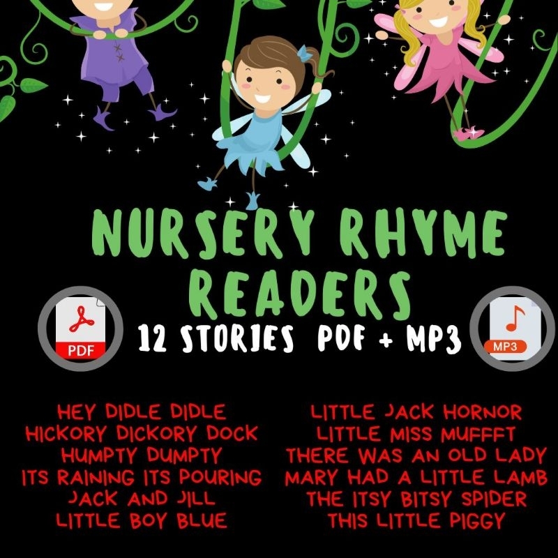 R4 (PDF) Nursery Rhyme Reader I Kids Reading materials | Shopee Malaysia