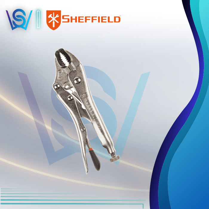 SHEFFIELD CR-V Curved Jaw Locking Pliers ( 5'' / 7'' / 10 ...