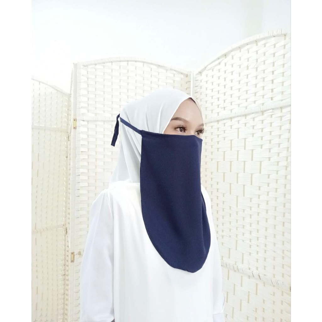 Purdah Sahaja Purdah Chiffon matching with Bshawl & Aisyaa Purdah Dua ...