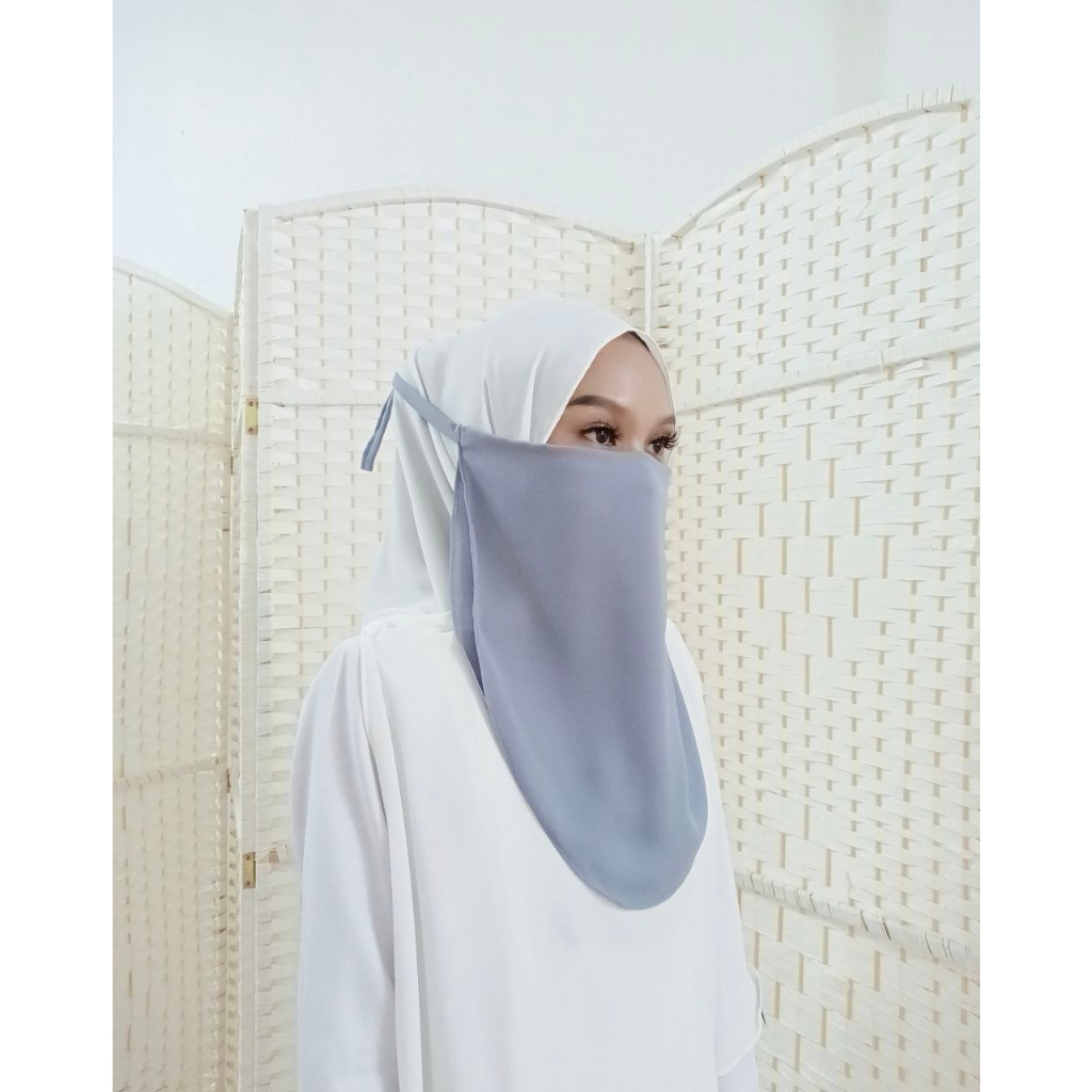 Purdah Sahaja Purdah Chiffon matching with Bshawl & Aisyaa Purdah Dua ...