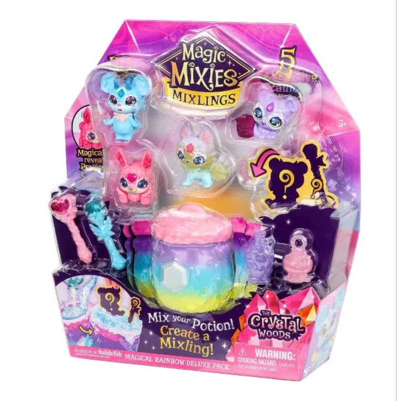 (STOCK CLEARING SALE) Magic Mixies Mixlings: The Magical Rainbow Deluxe ...