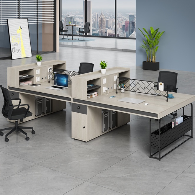 Office table， 2-person, 4-6-person work position, staff office card ...