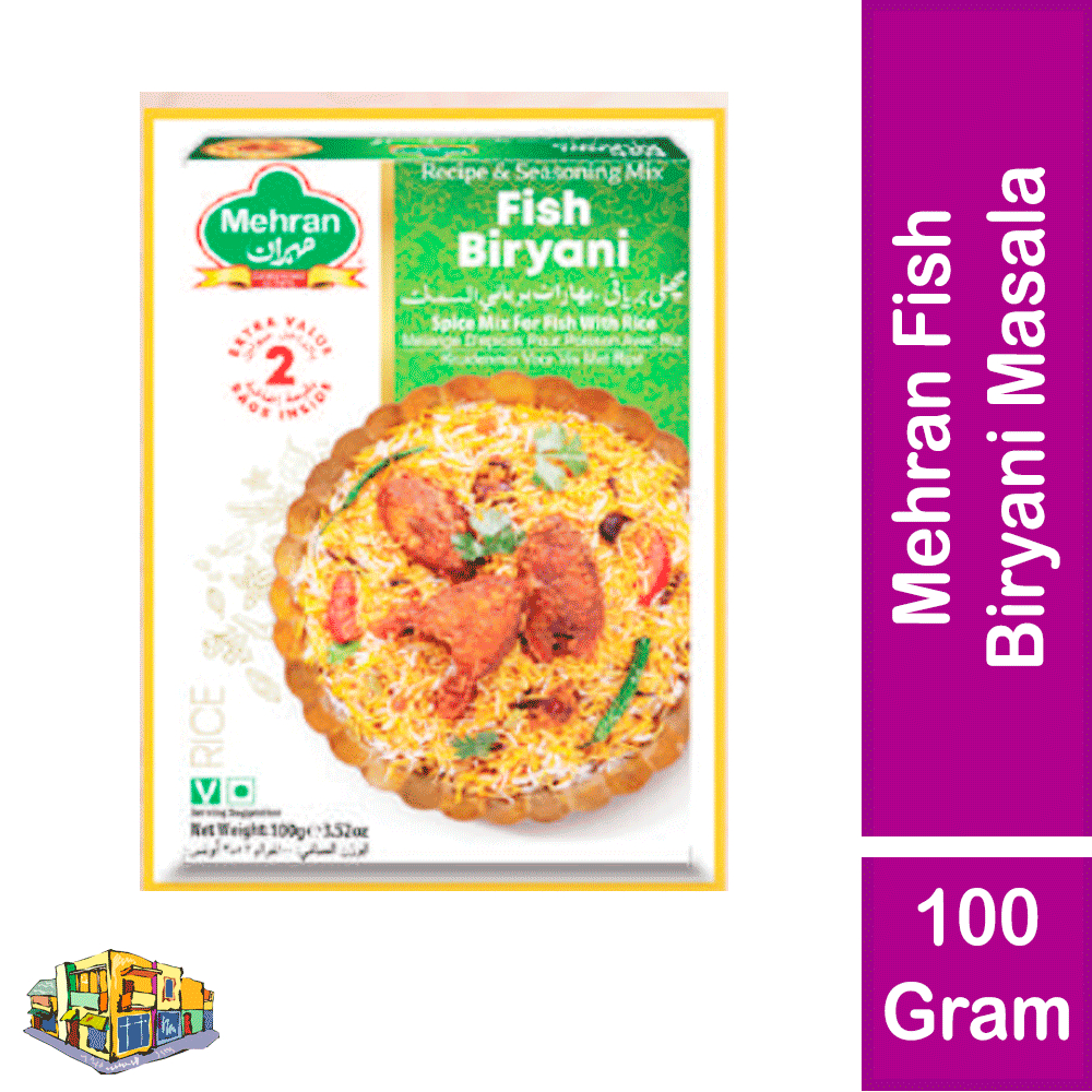 Mehran Fish Biryani Masala 100g Pack | Shopee Malaysia