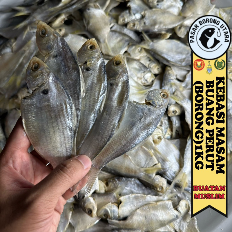 IKAN KEBASI MASAM MUSLIM BUANG PERUT 1KG | Shopee Malaysia