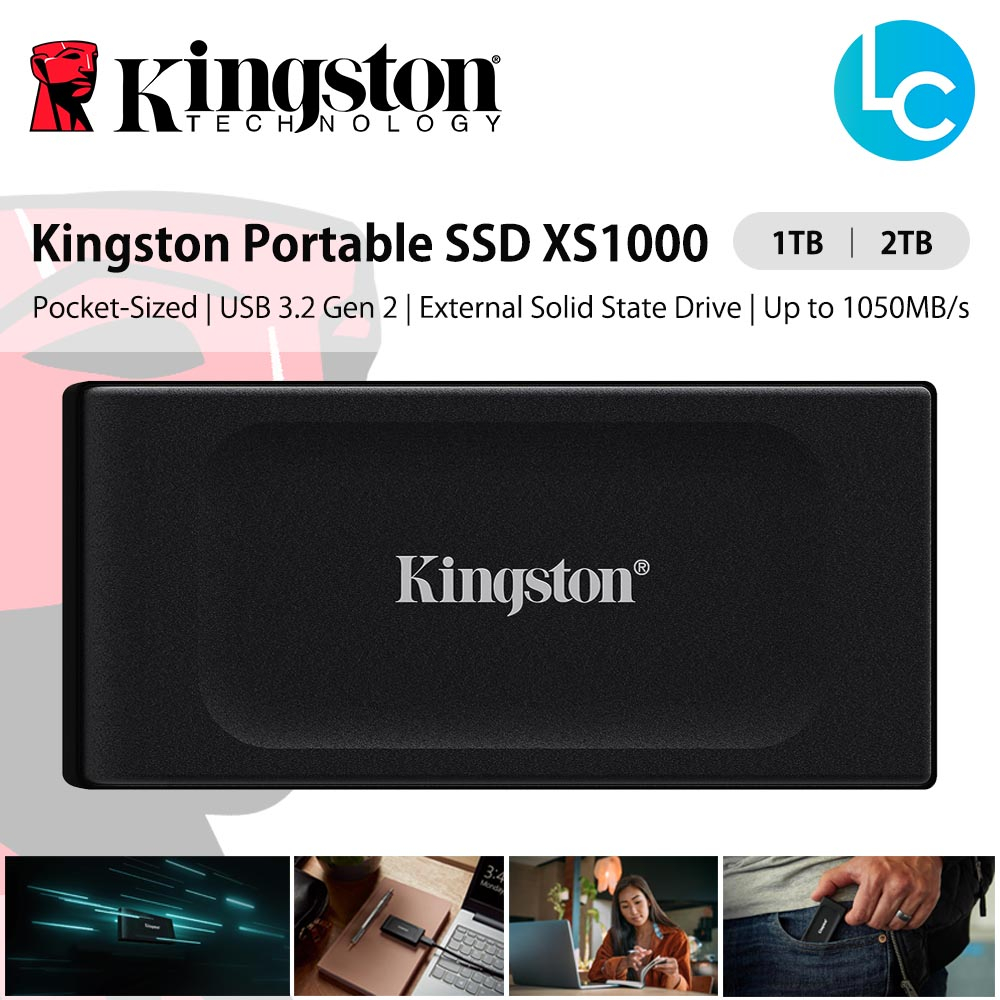 Kingston XS1000 External Solid State SSD Drive 1TB / 2TB USB 3.2 Gen 2 external drive Portable ...