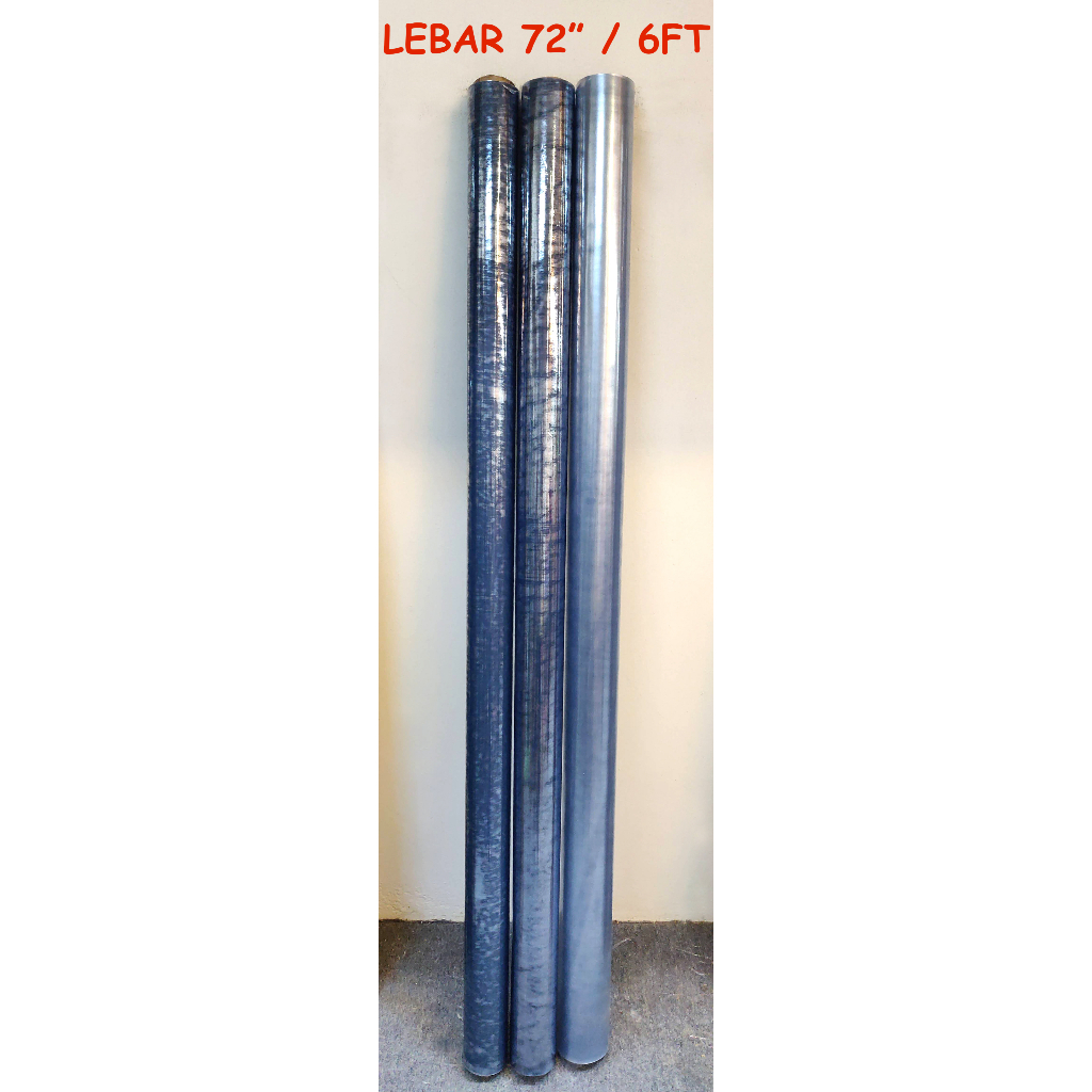 Plastik Alas Meja Transparent ~ LEBAR 72" (GULUNG PENUH) / Transparent ...