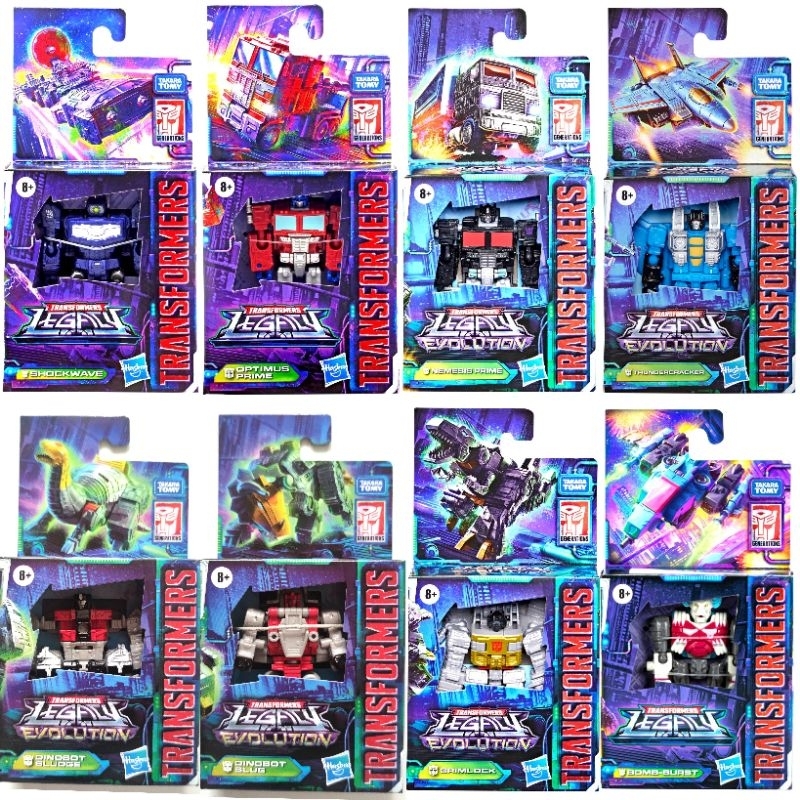 Transformers Legacy Core Slug Sludge Bomb-Burst Megatron Optimus Prime ...