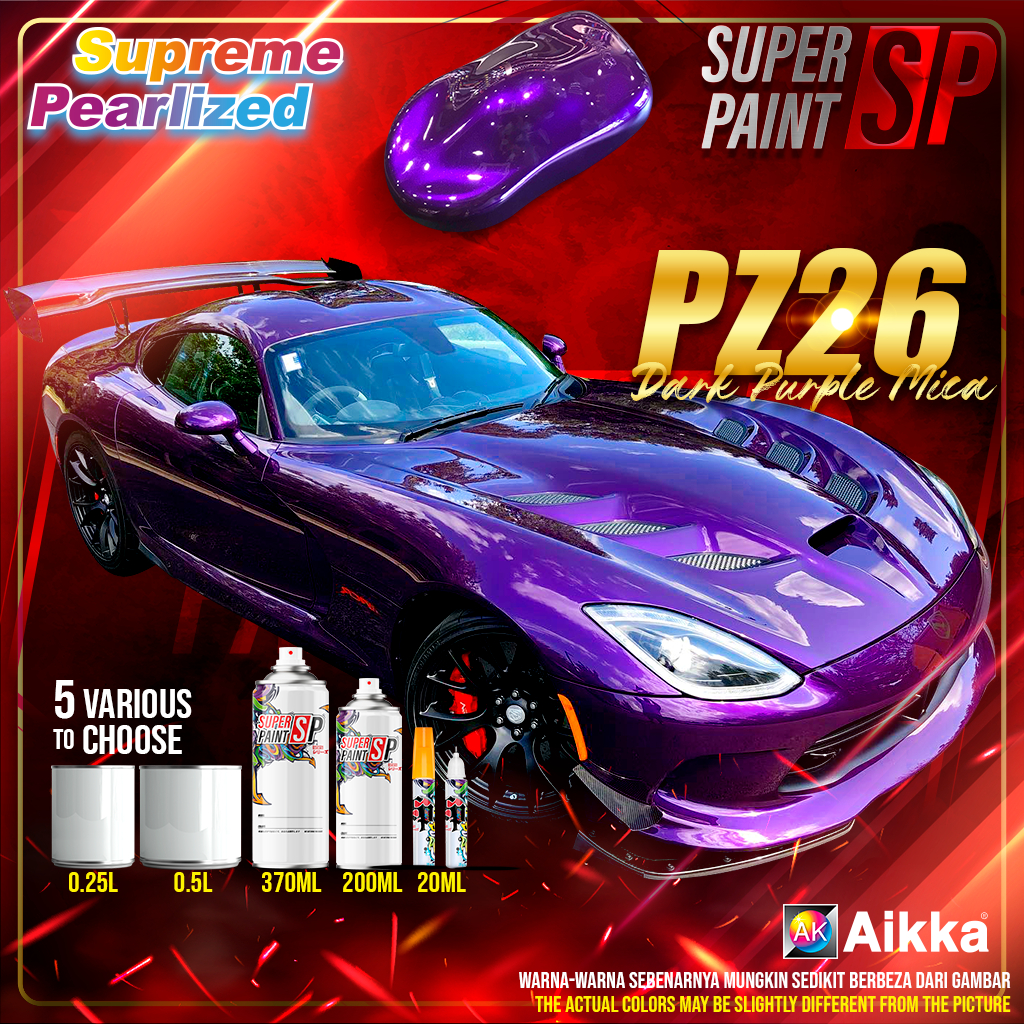 AIKKA PZ26 Dark Purple Mica | Supreme Pearlized Series | Purple Color ...